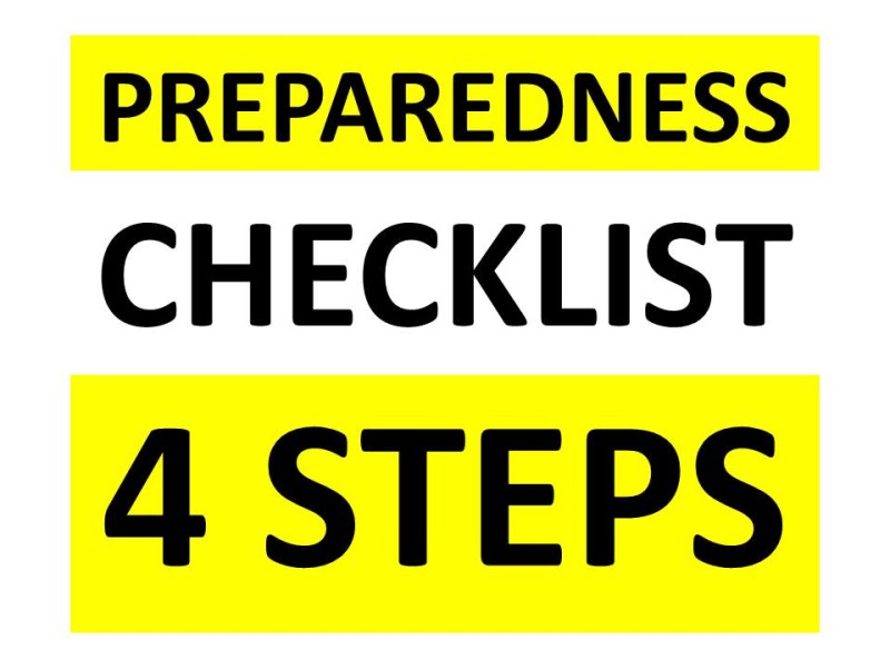 Third Step of Preparedness Checklist | Spring Branch Presbyterian ...
